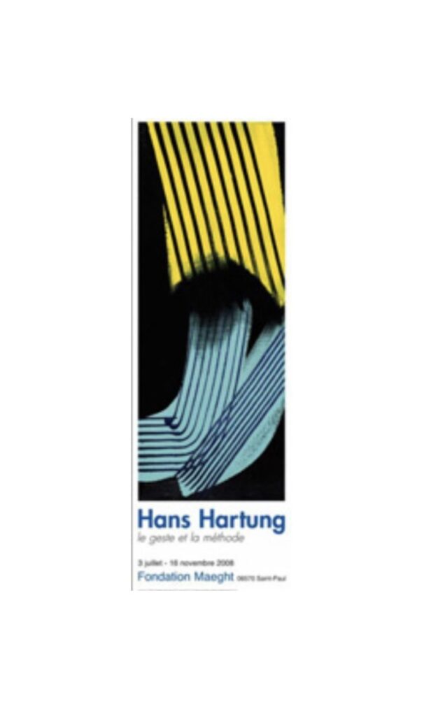 Affiche "HARTUNG" - Fondation Maeght